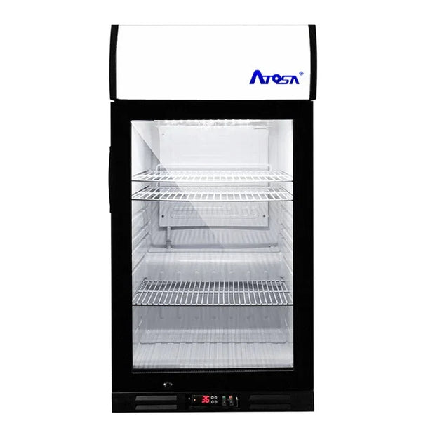 Atosa CTD-3S 18 Inch Countertop Refrigerator Merchandiser 2.4 Cu Ft