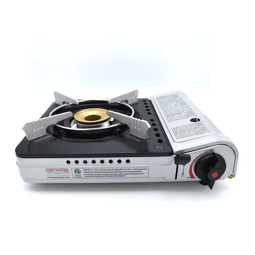 Chef Master 90235 Chef Master Butane Stove, portable, for indoor/outdo