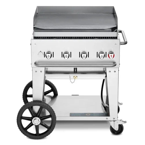 CROWN VERITY CV-MG-30 Outdoor Griddle: Mobile, LP Gas,